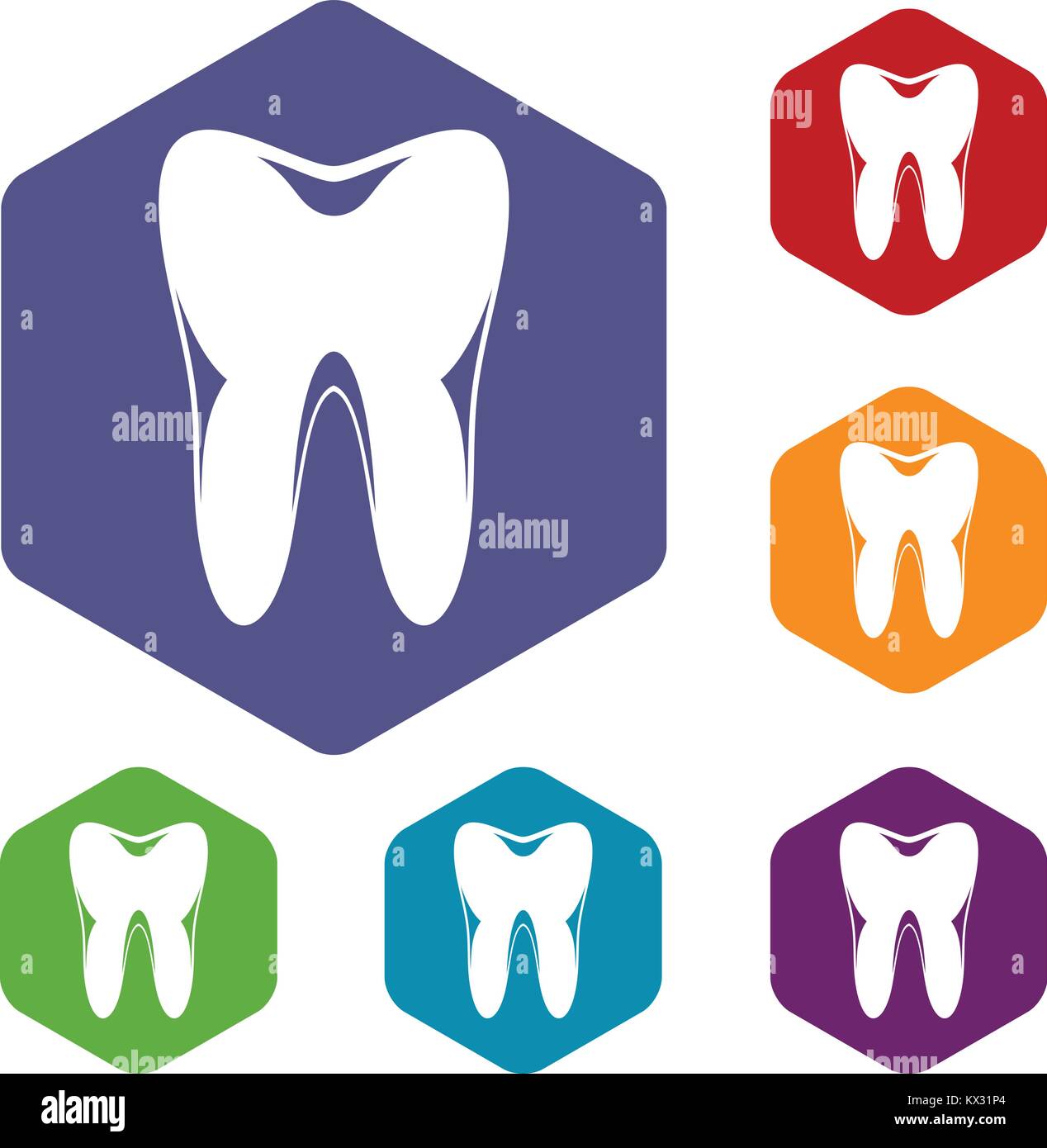 Human tooth icons set Stock Vector Image & Art - Alamy