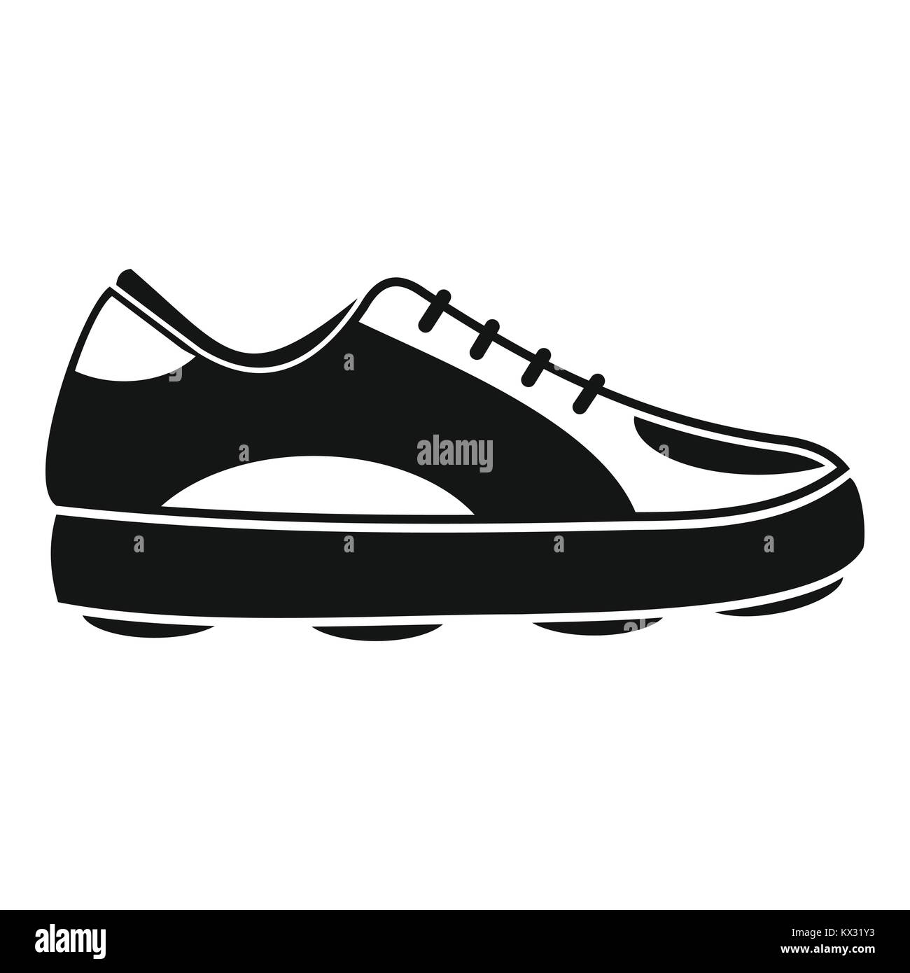 Golf footwear Stock Vector Images - Alamy