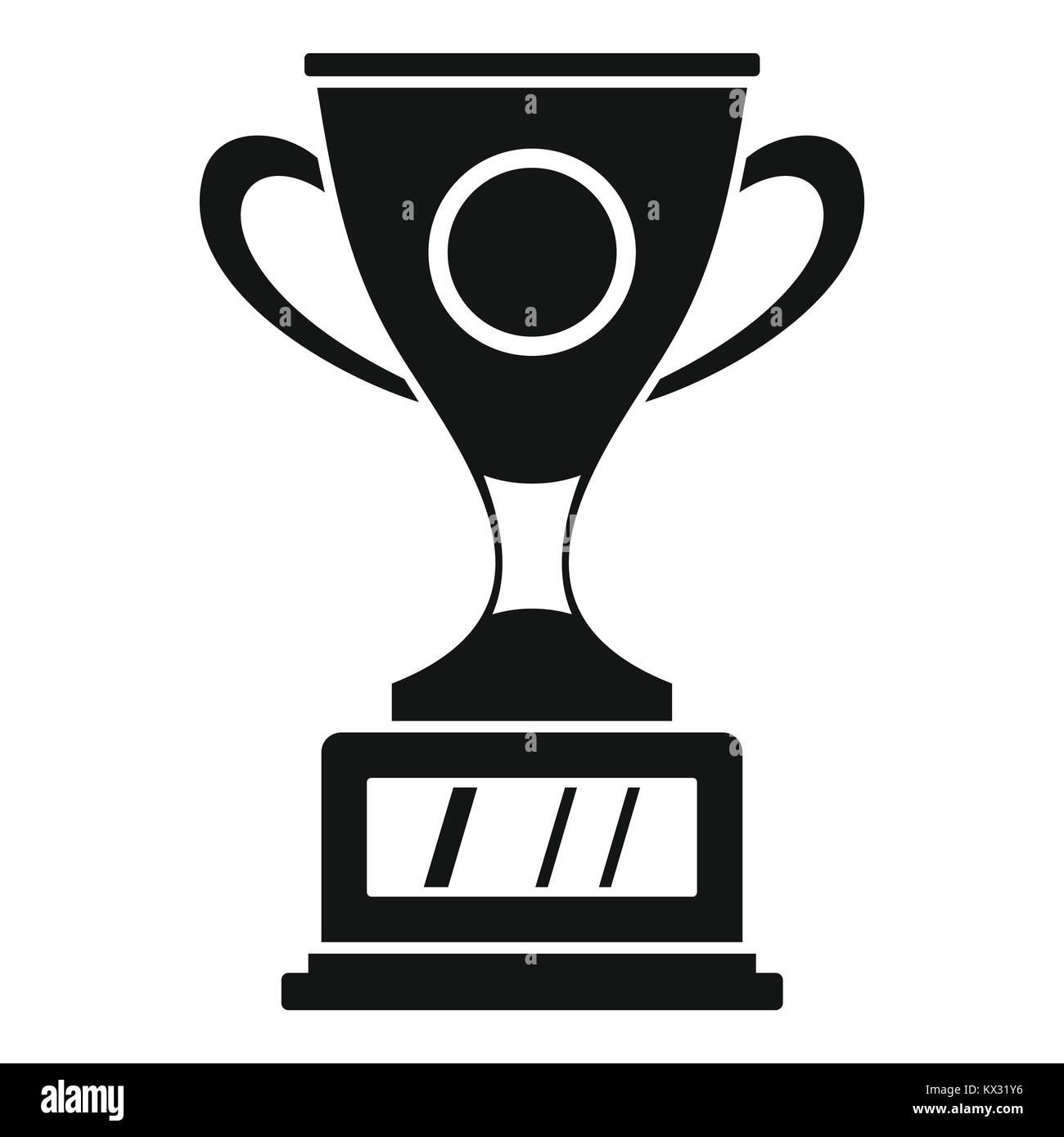 Winner cup icon, simple style Stock Vector Image & Art - Alamy