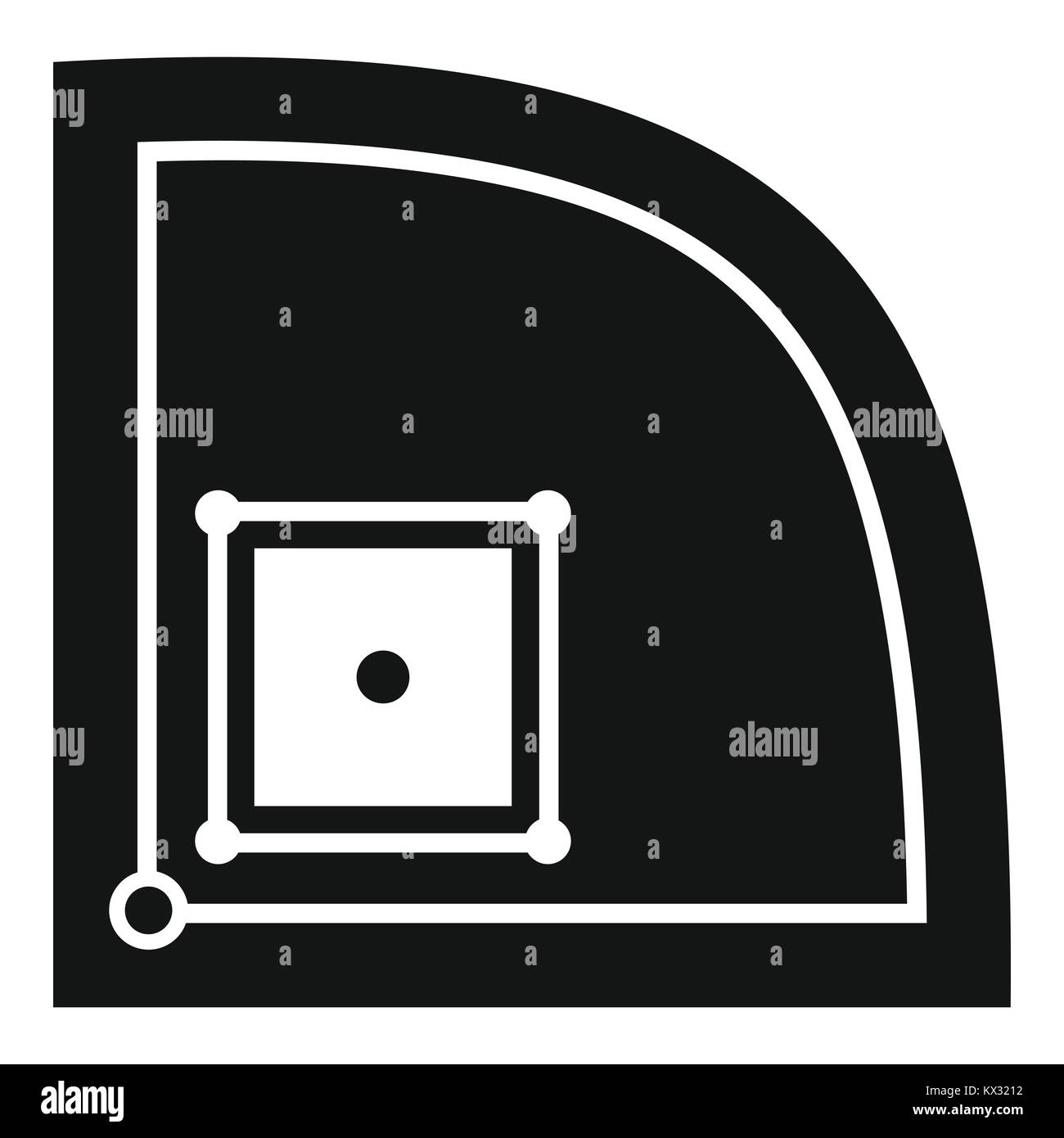 Baseball field icon, simple style Stock Vector Image & Art - Alamy
