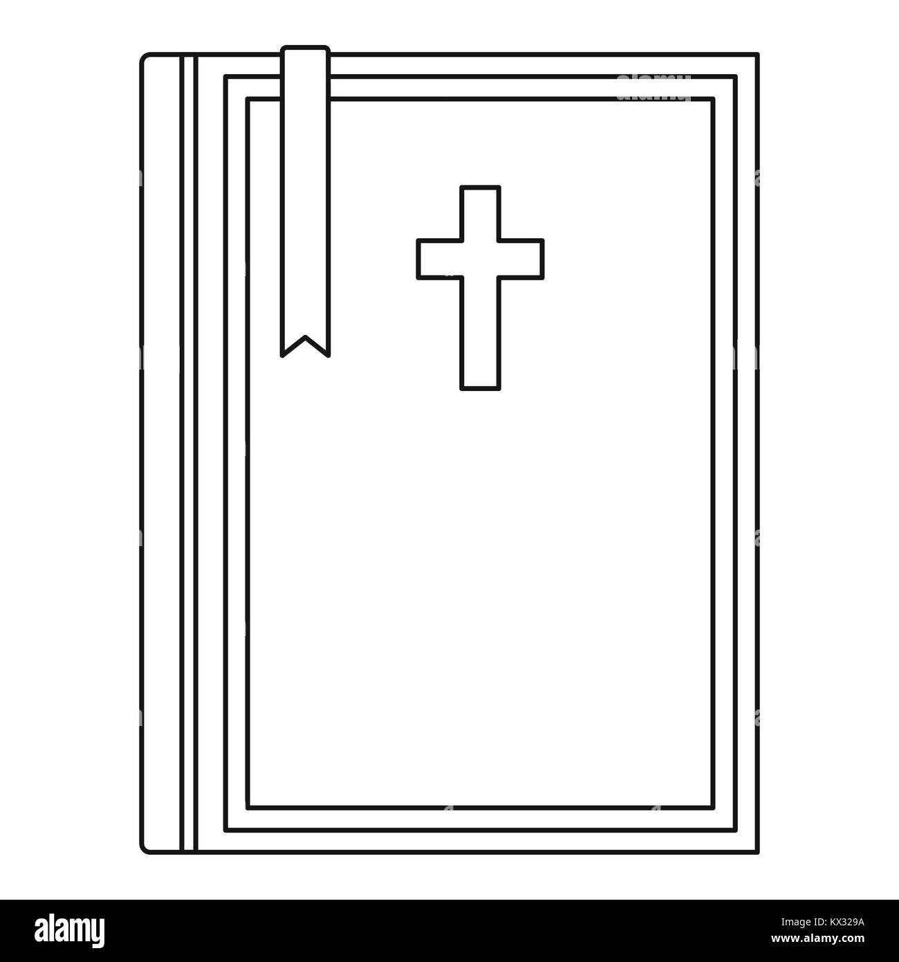 Bible icon , outline style Stock Vector Image & Art - Alamy