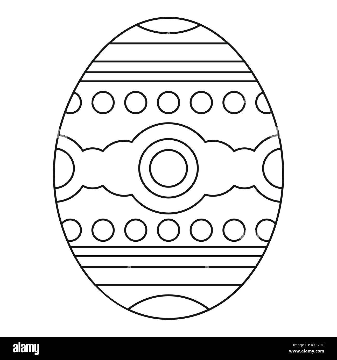 Easter holiday round symbol Black and White Stock Photos & Images - Alamy