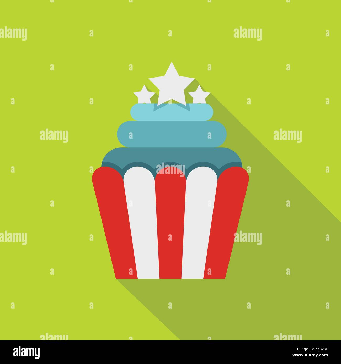 Popcorn icon , flat style Stock Vector Image & Art - Alamy