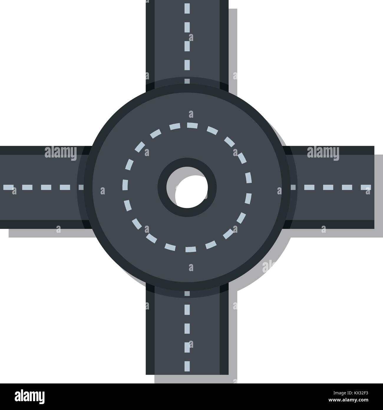 Big road junction Stock Vector Images - Alamy