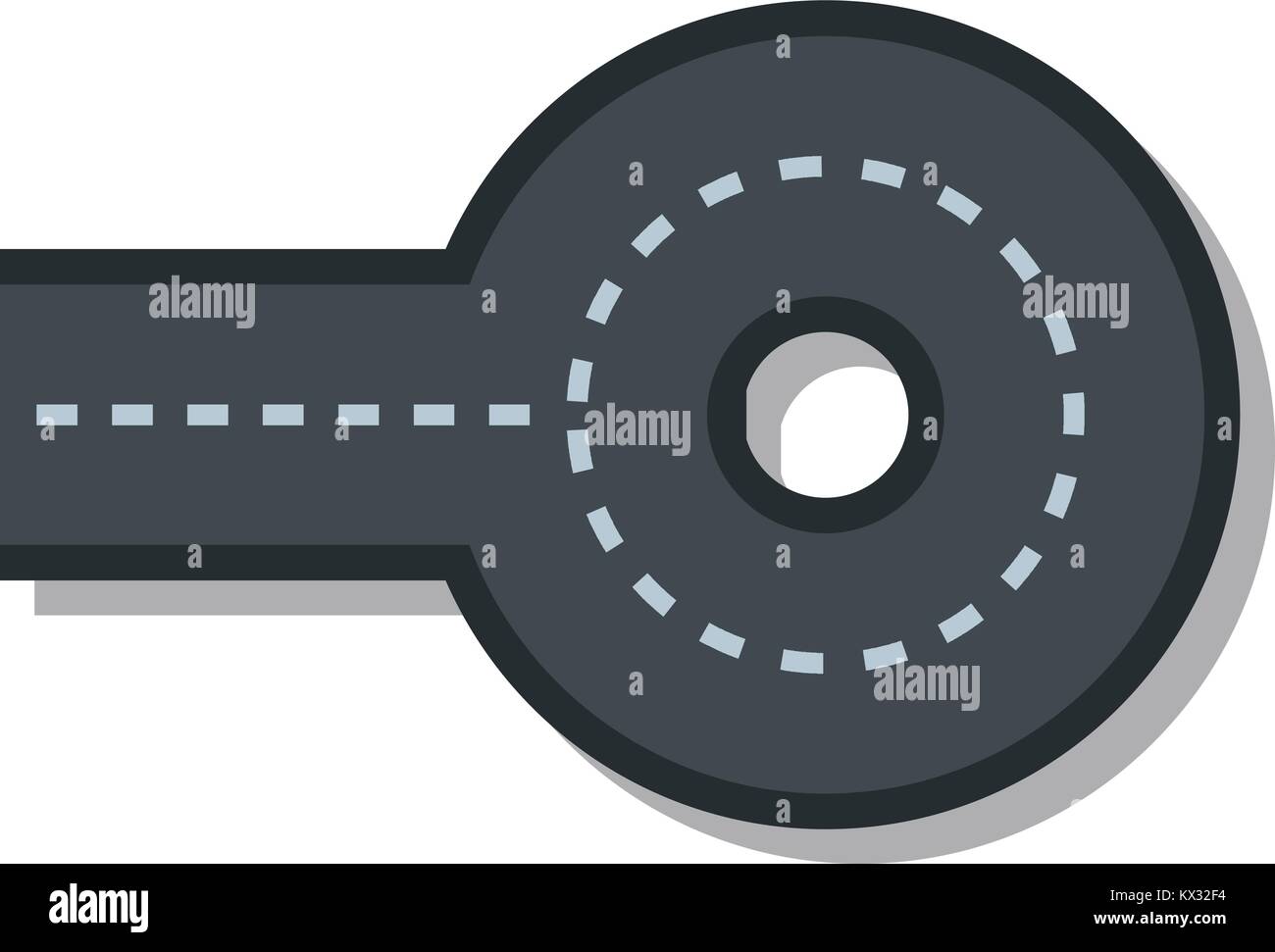 Circular pathway Stock Vector Images - Alamy