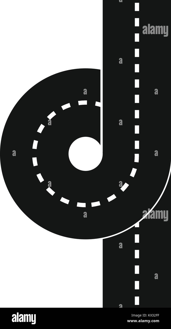 Road markings and junction Stock Vector Images - Alamy