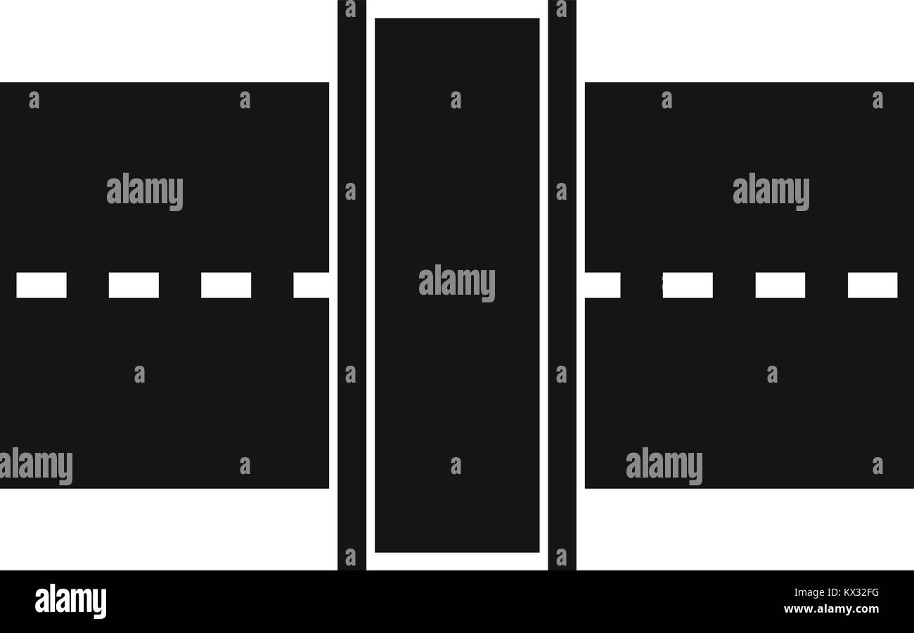 Road icon, simple style Stock Vector Image & Art - Alamy