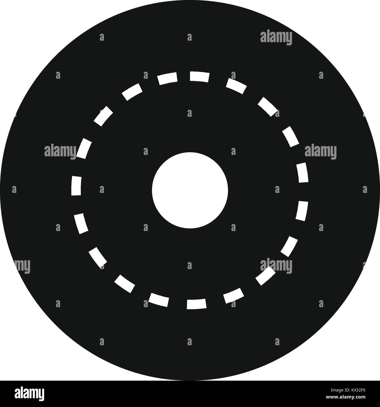 Circle road icon, simple style Stock Vector Image & Art - Alamy