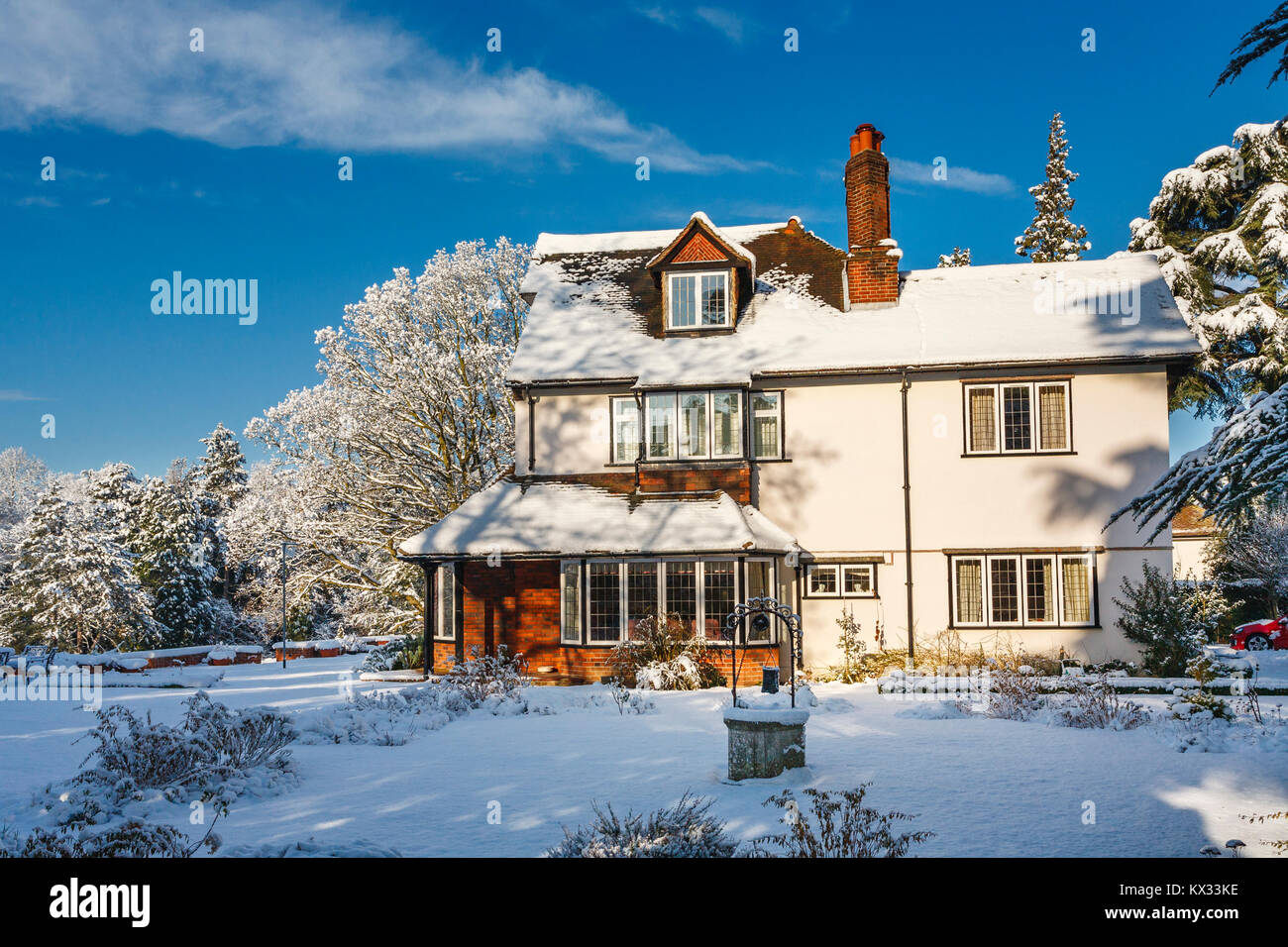 Prime residential property: Large detached Tarrant house and garden ...