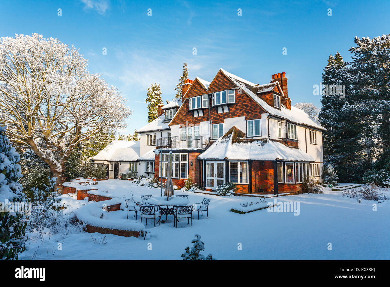 Prime residential property: Large detached Tarrant house and garden ...