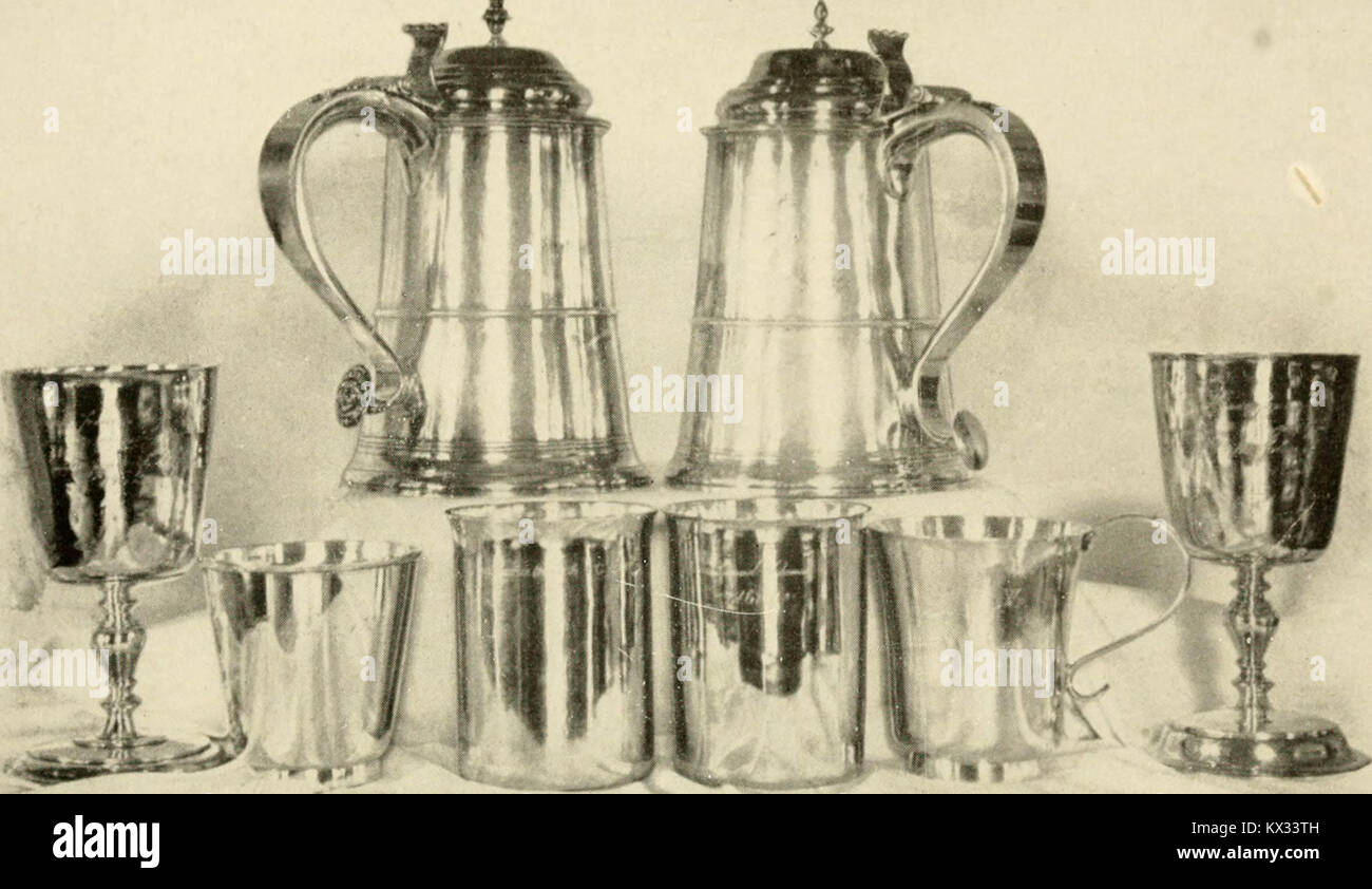 "Early silver of Connecticut and its makers" (1913 Stock Photo - Alamy