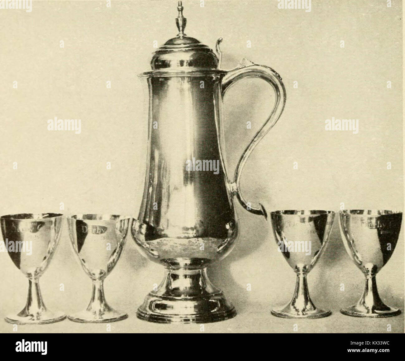 "Early silver of Connecticut and its makers" (1913 Stock Photo - Alamy