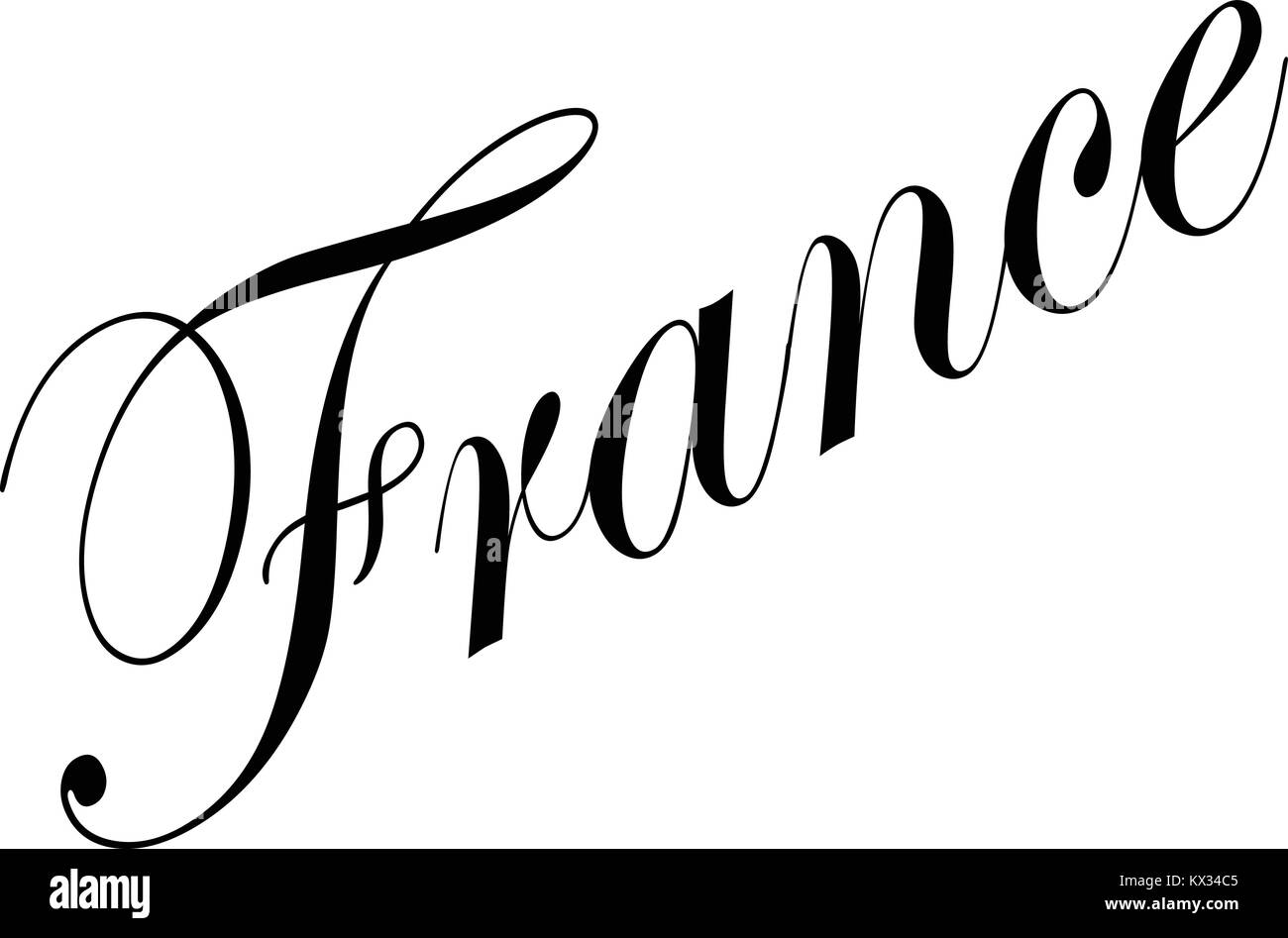 France text sign illustration on white Background Stock Vector Image ...
