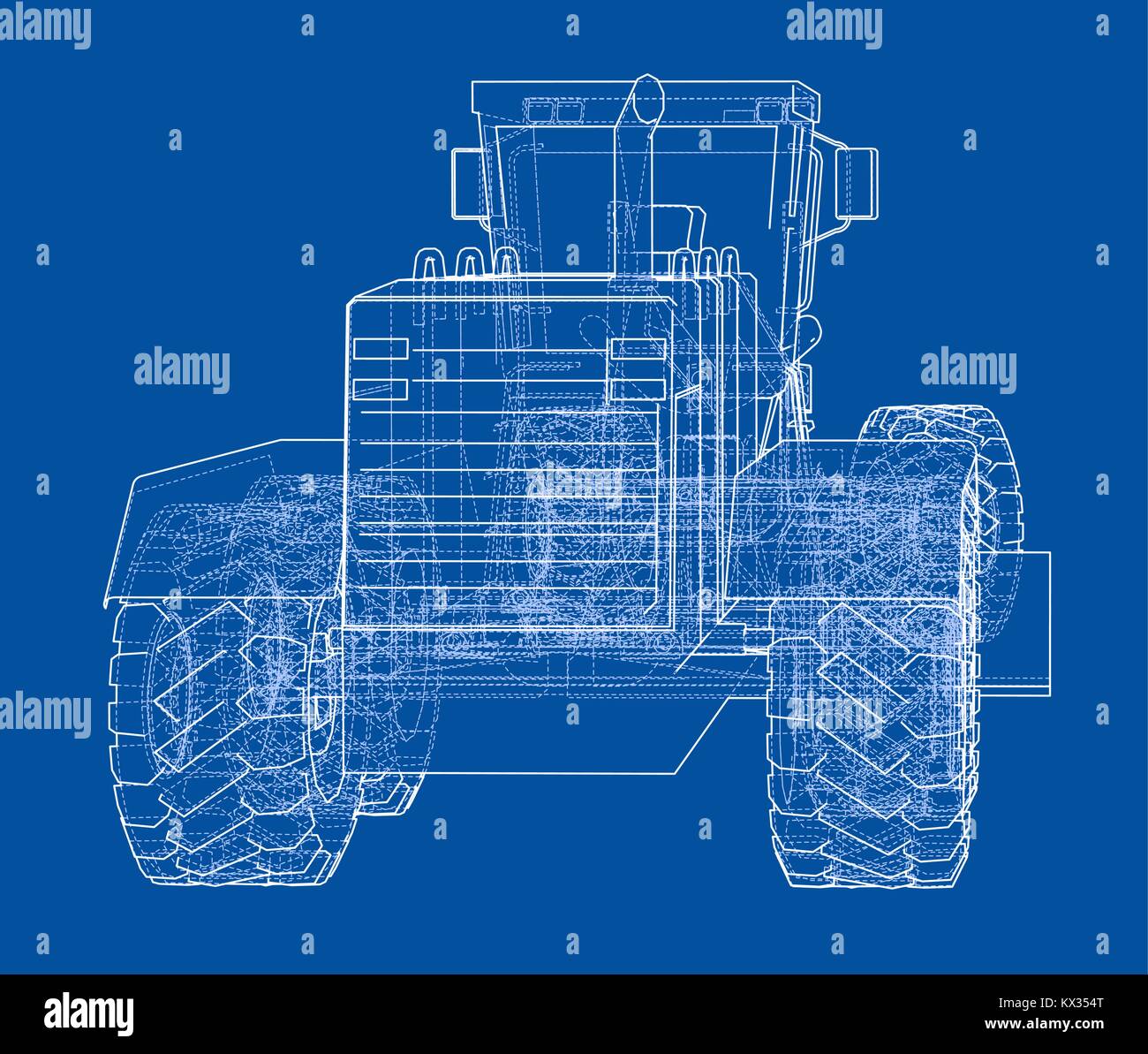 Road grader. Vector Stock Vector Image & Art - Alamy