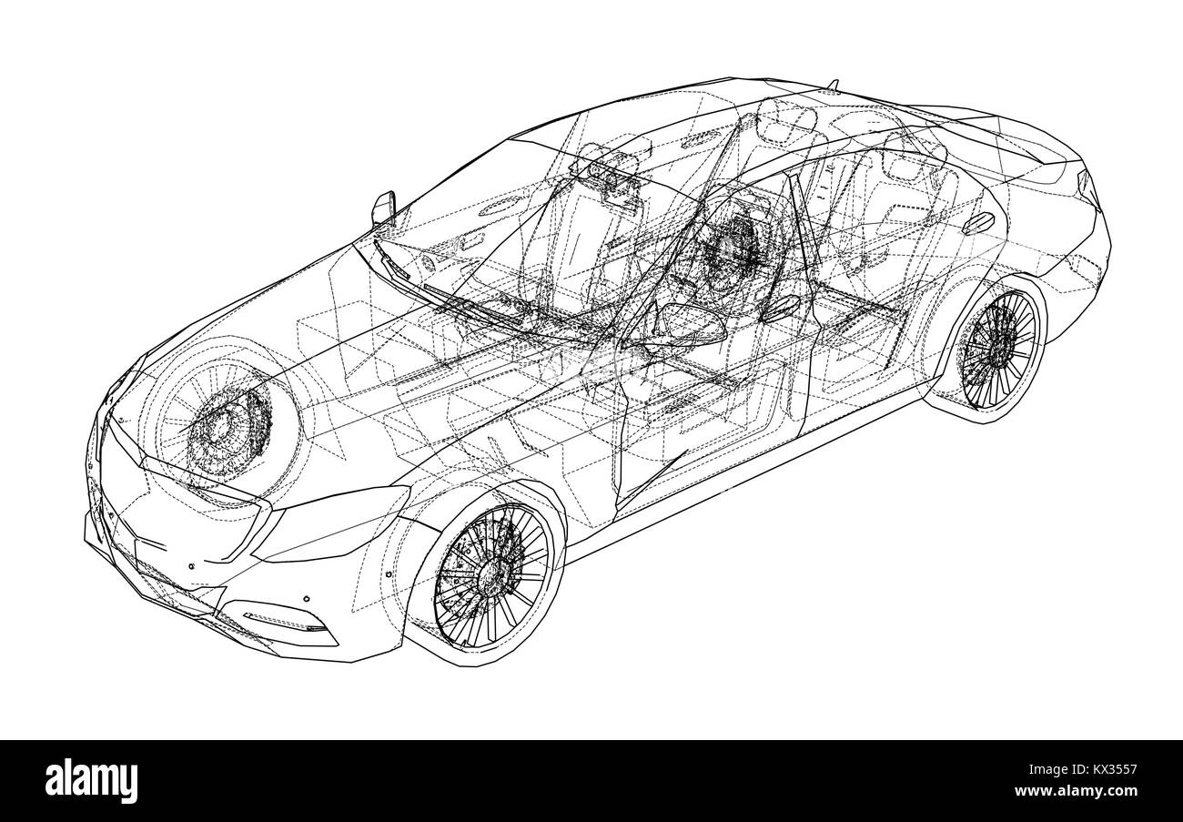 Concept car. Vector Stock Vector Image & Art - Alamy