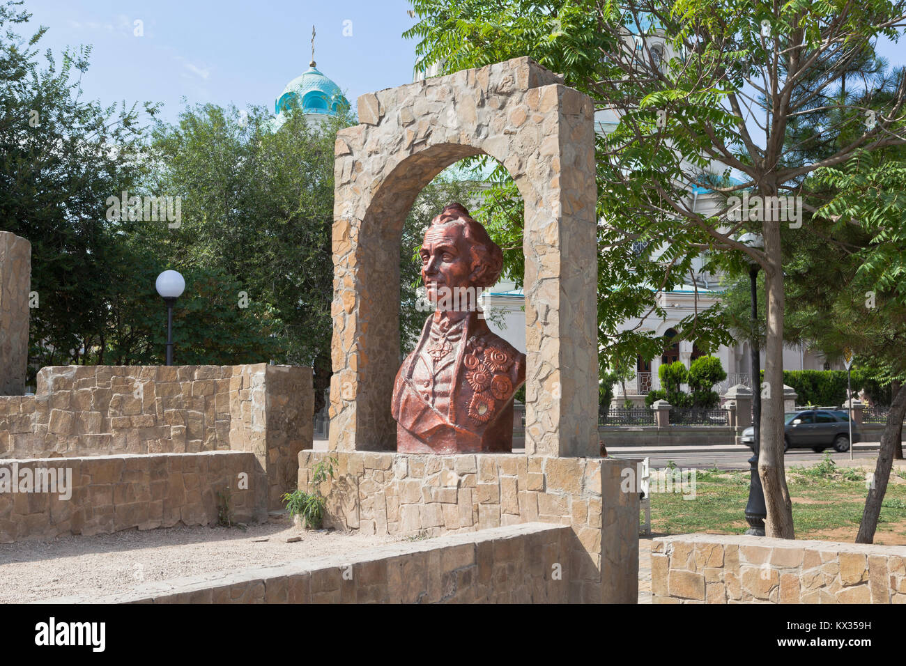 Russia the monument of alexander suvorov hi-res stock photography and ...