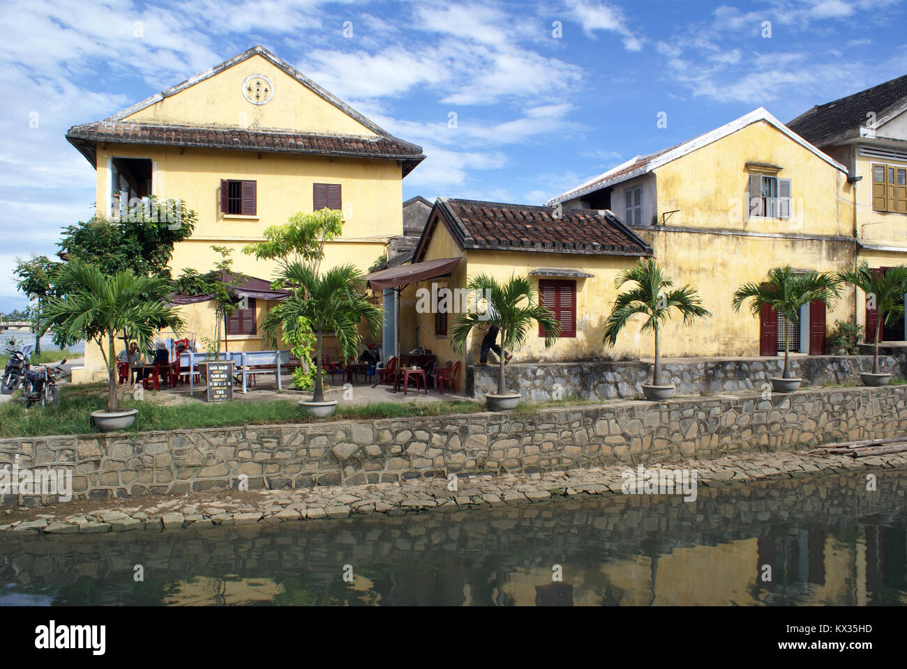 Old french colonial building in hoi an hi-res stock photography and ...