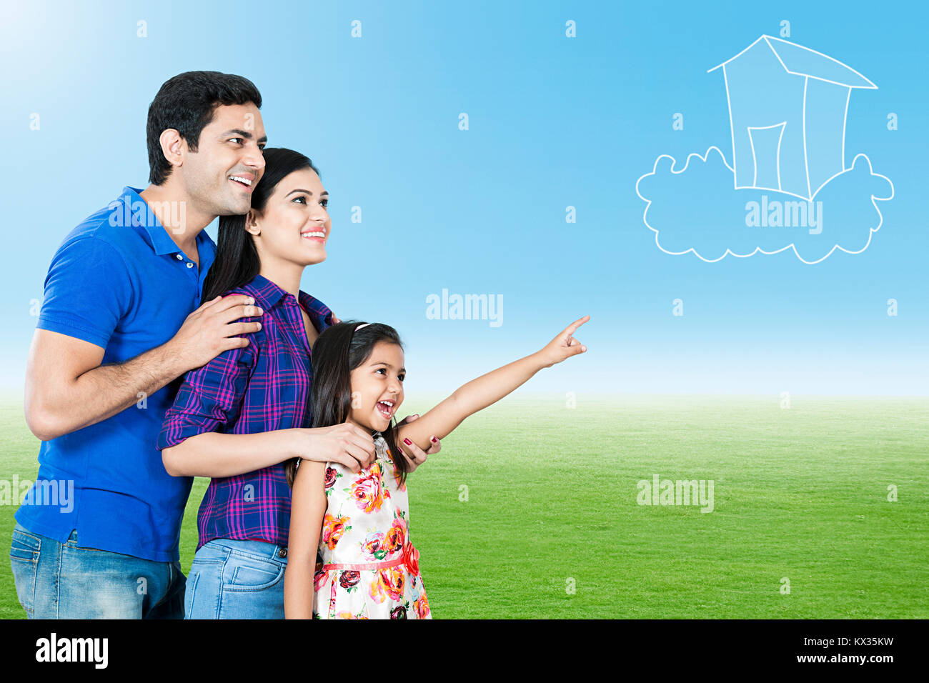 Dreaming child, cloud hi-res stock photography and images - Alamy