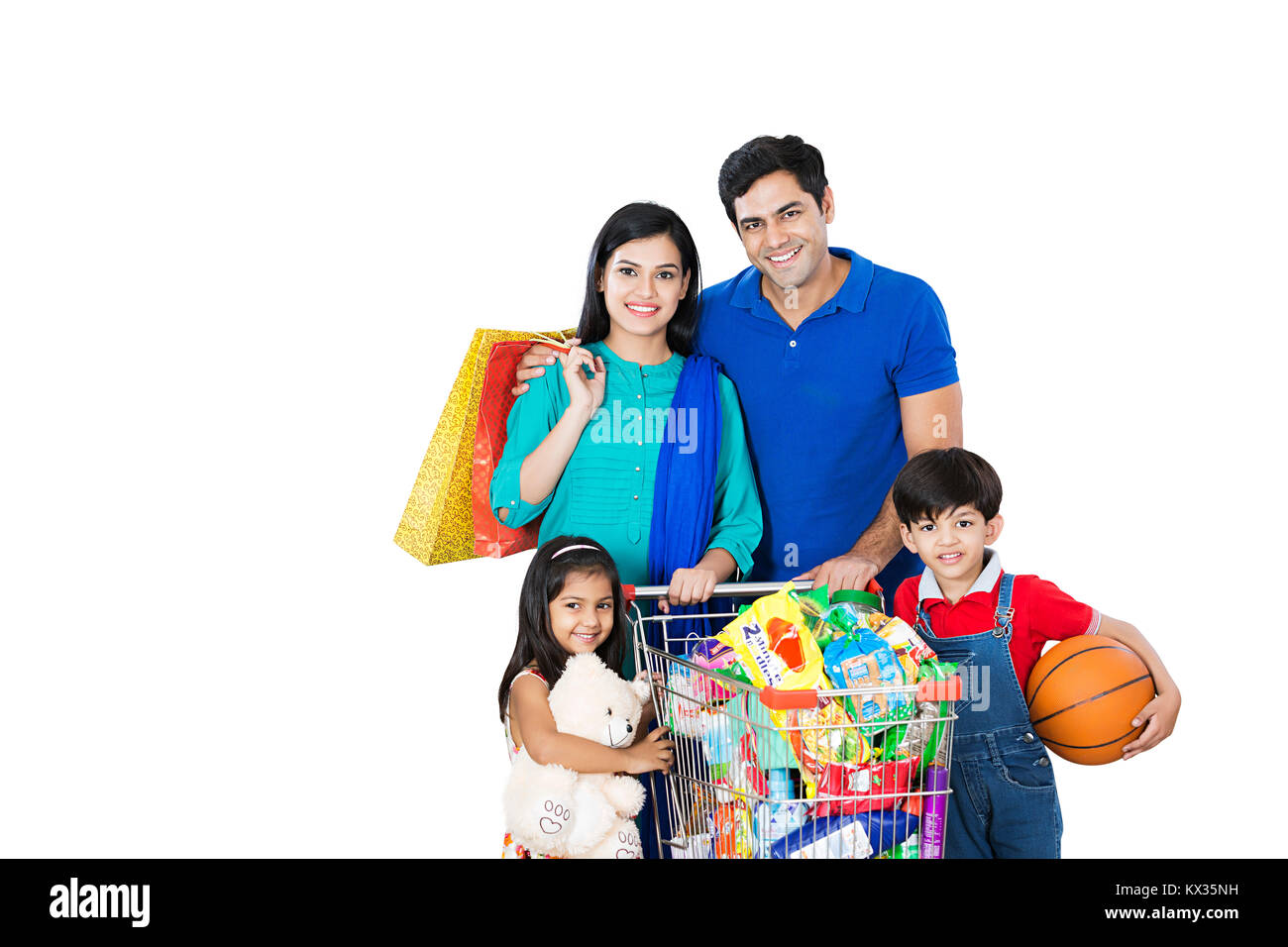 Shopping cart full front hi-res stock photography and images - Alamy
