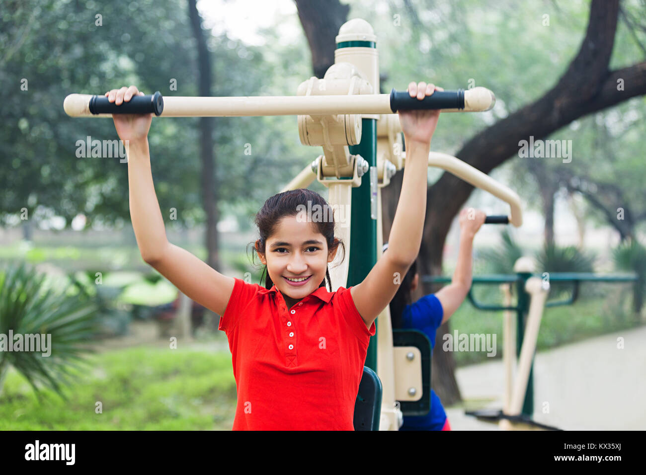 Young girl at the gym hi-res stock photography and images - Alamy