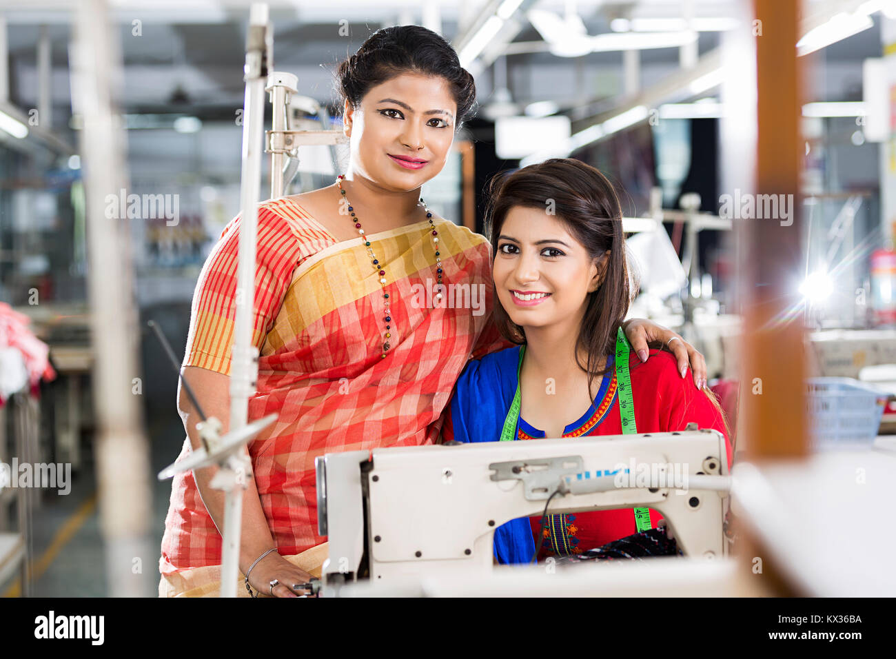 Tailor Worker And Supervisor checking-Document s Discussion Talking ...