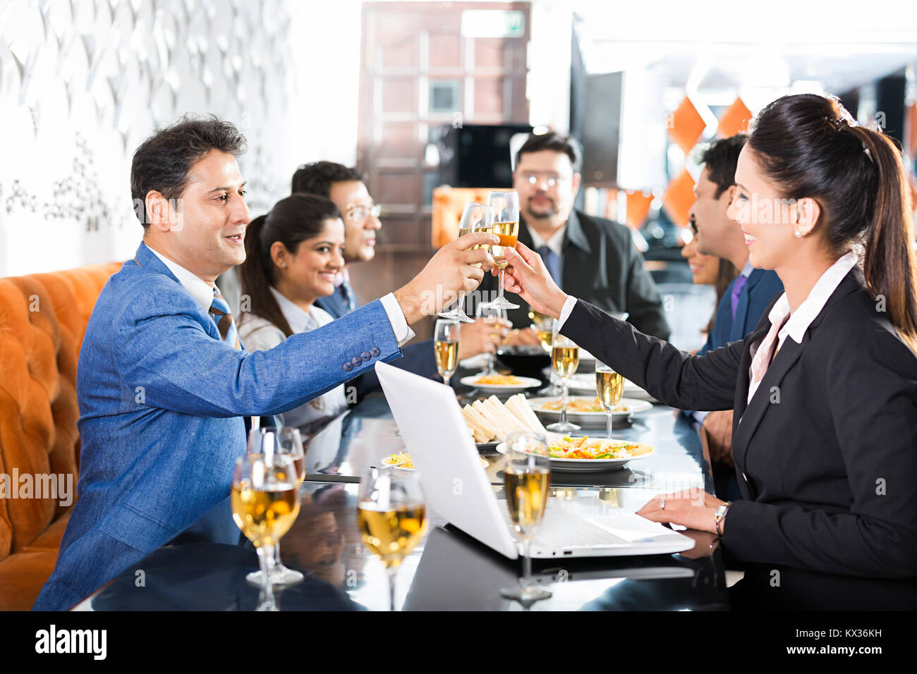 Toasting success hi-res stock photography and images - Alamy