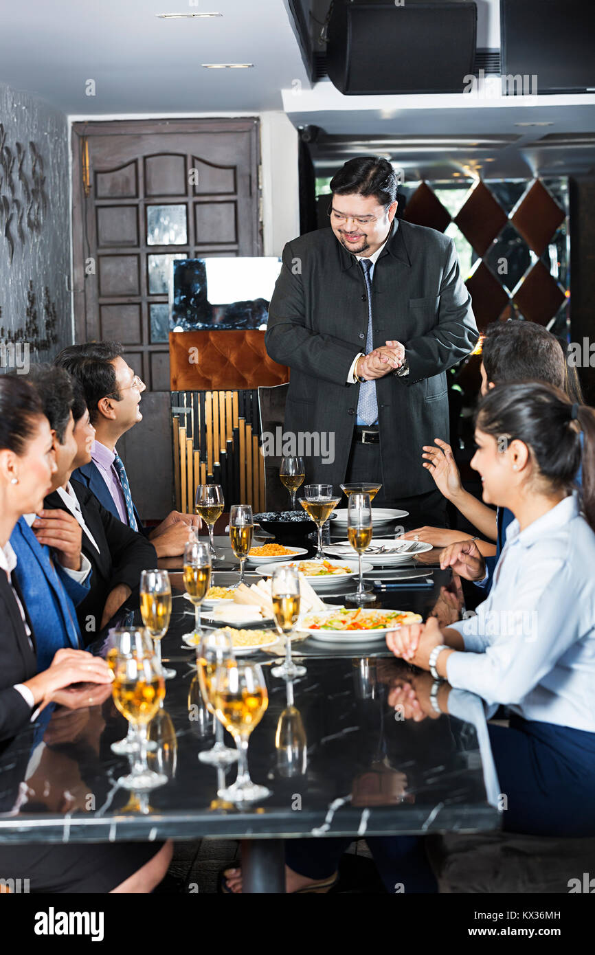 Grup Business People Colleague Discuss Meeting Business Party In Party ...