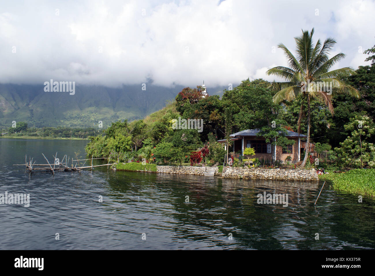 Samosir island on the lake Toba, Sumatra Stock Photo - Alamy