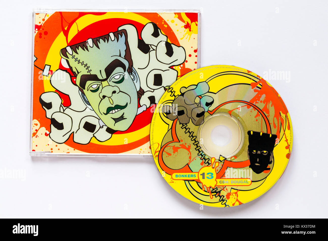 Dougals Mix CD removed from CD case - CD4 of Bonkers 13 CDs Hardcore ...