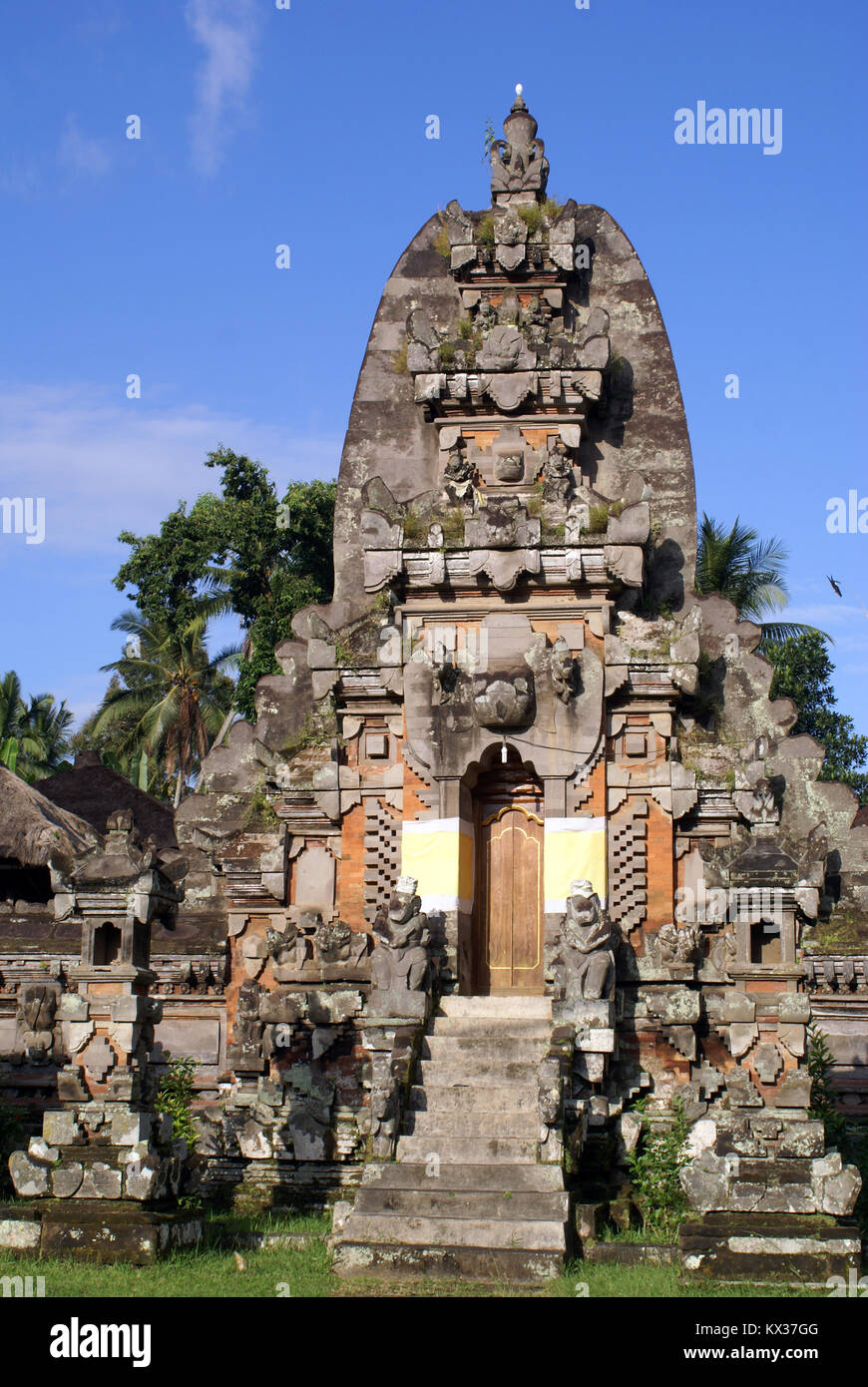 Gate of balinese temple near Ubud, Bali, Indonesia Stock Photo - Alamy