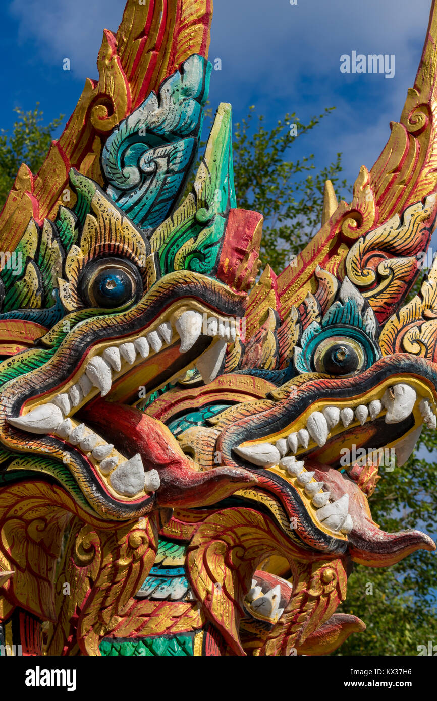 January 27, 2016 Phuket Town Phuket Thailand The Naga, a mythical ...