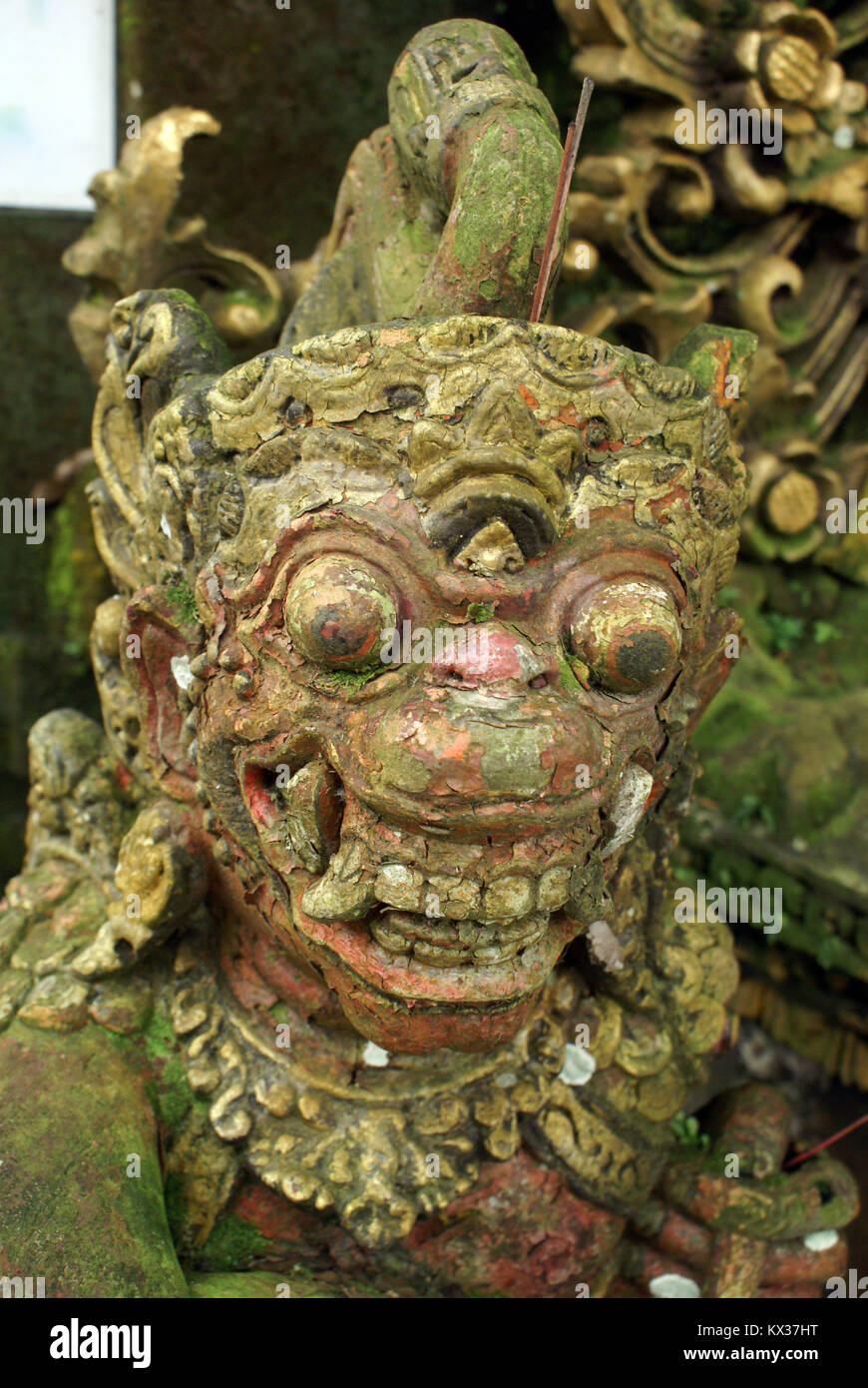 Balinese demon in temple, bali, indonesia Stock Photo - Alamy