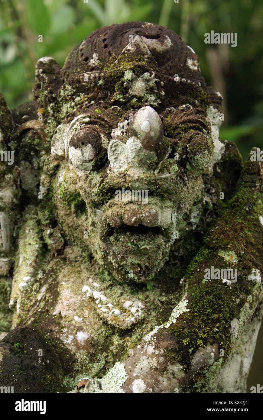 Head of balinese demon, bali, indonesia Stock Photo - Alamy
