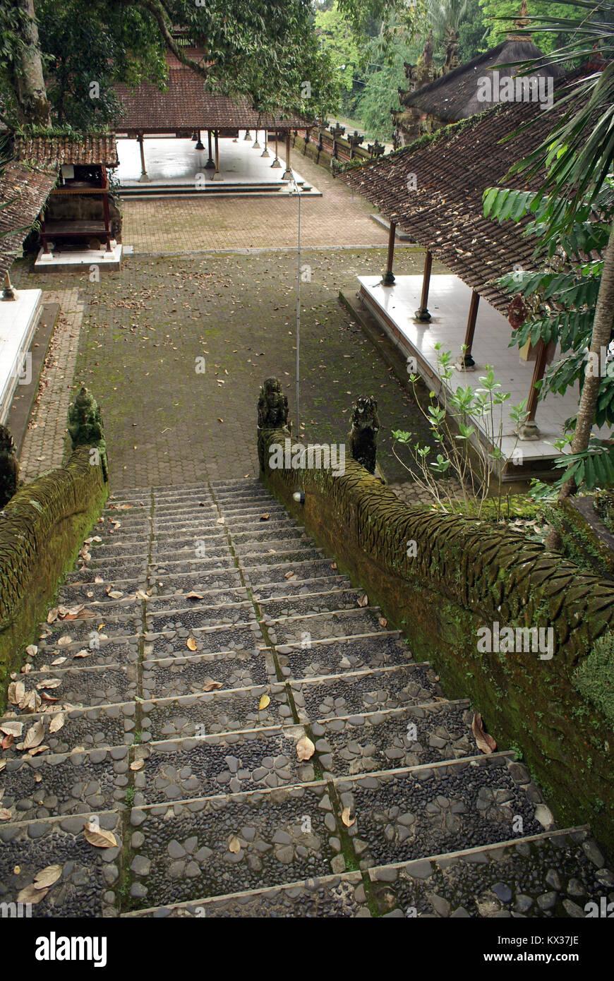 Staircase in the temple, Bali, Indonesia Stock Photo - Alamy