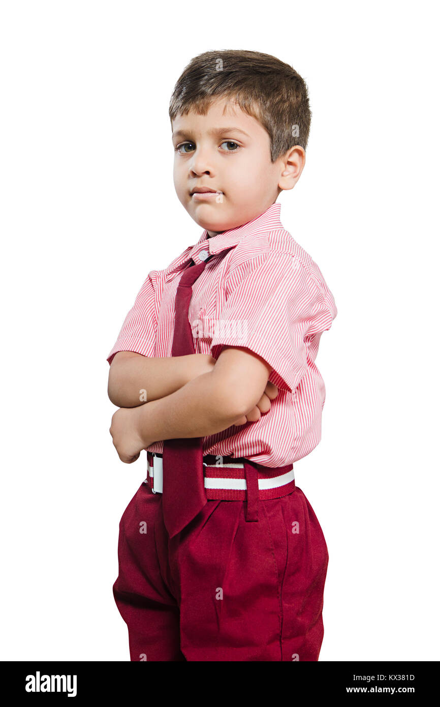 Crossed arms boy hi-res stock photography and images - Alamy
