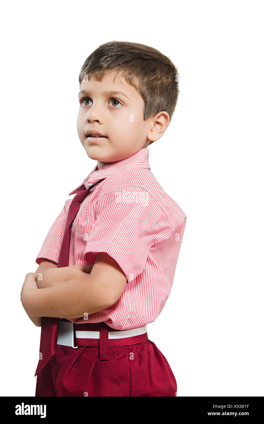 Standing boy thinking hi-res stock photography and images - Alamy
