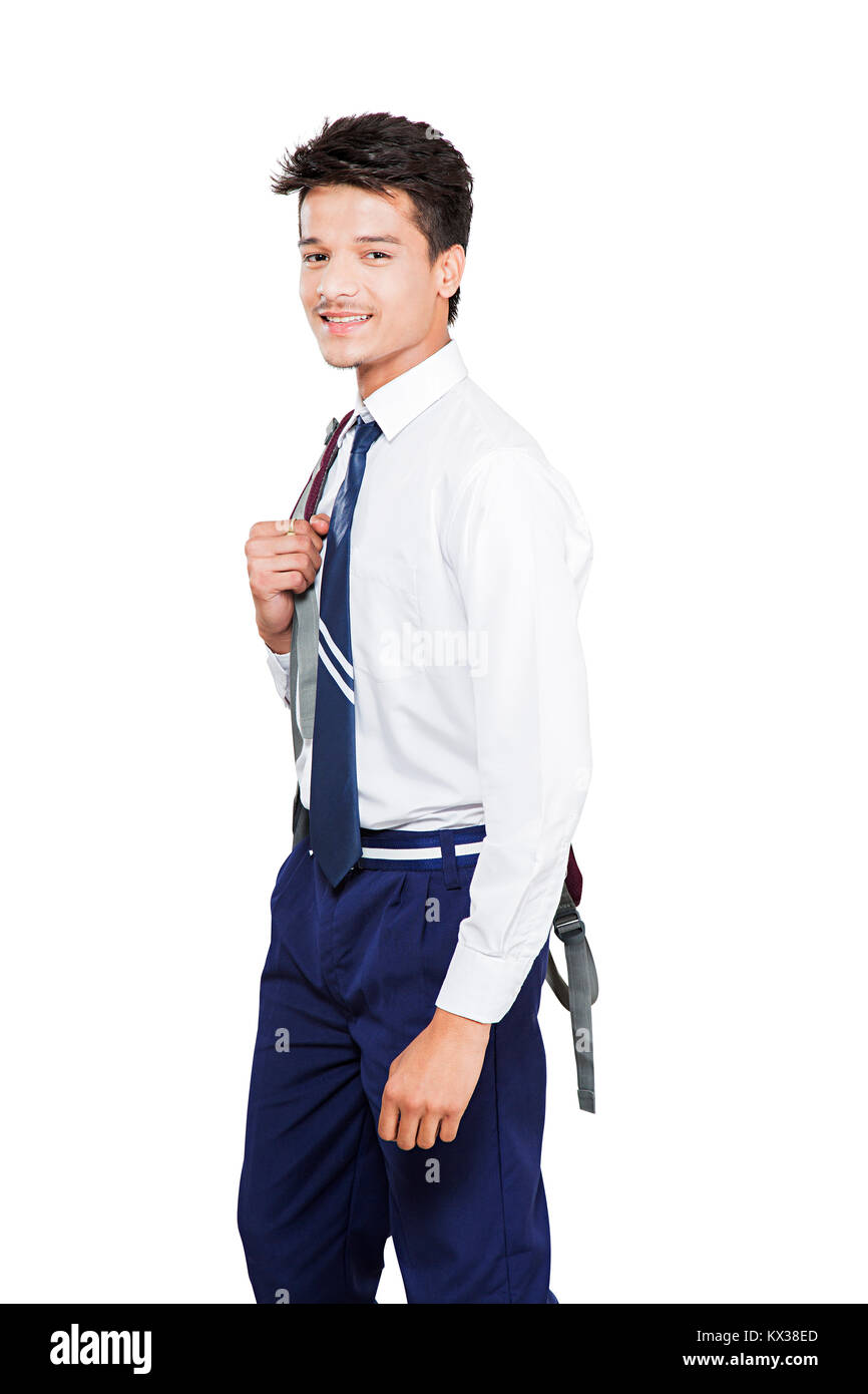 High school teen standing hi-res stock photography and images - Alamy