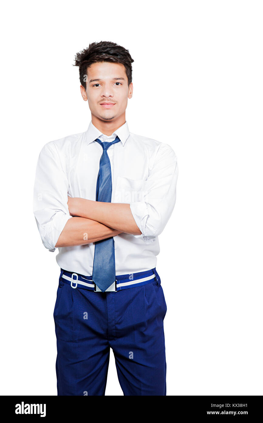 1 Indian Teenage Boy School Student Arms Crossed Standing Stock Photo ... 1 Indian Teenage Boy School Student Arms Crossed Standing Stock Photo ...