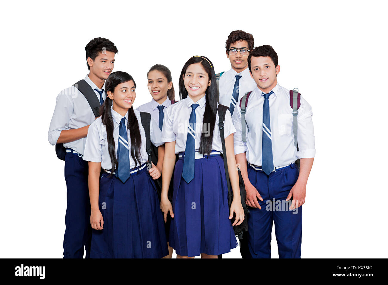 Happy school friends hi-res stock photography and images - Alamy