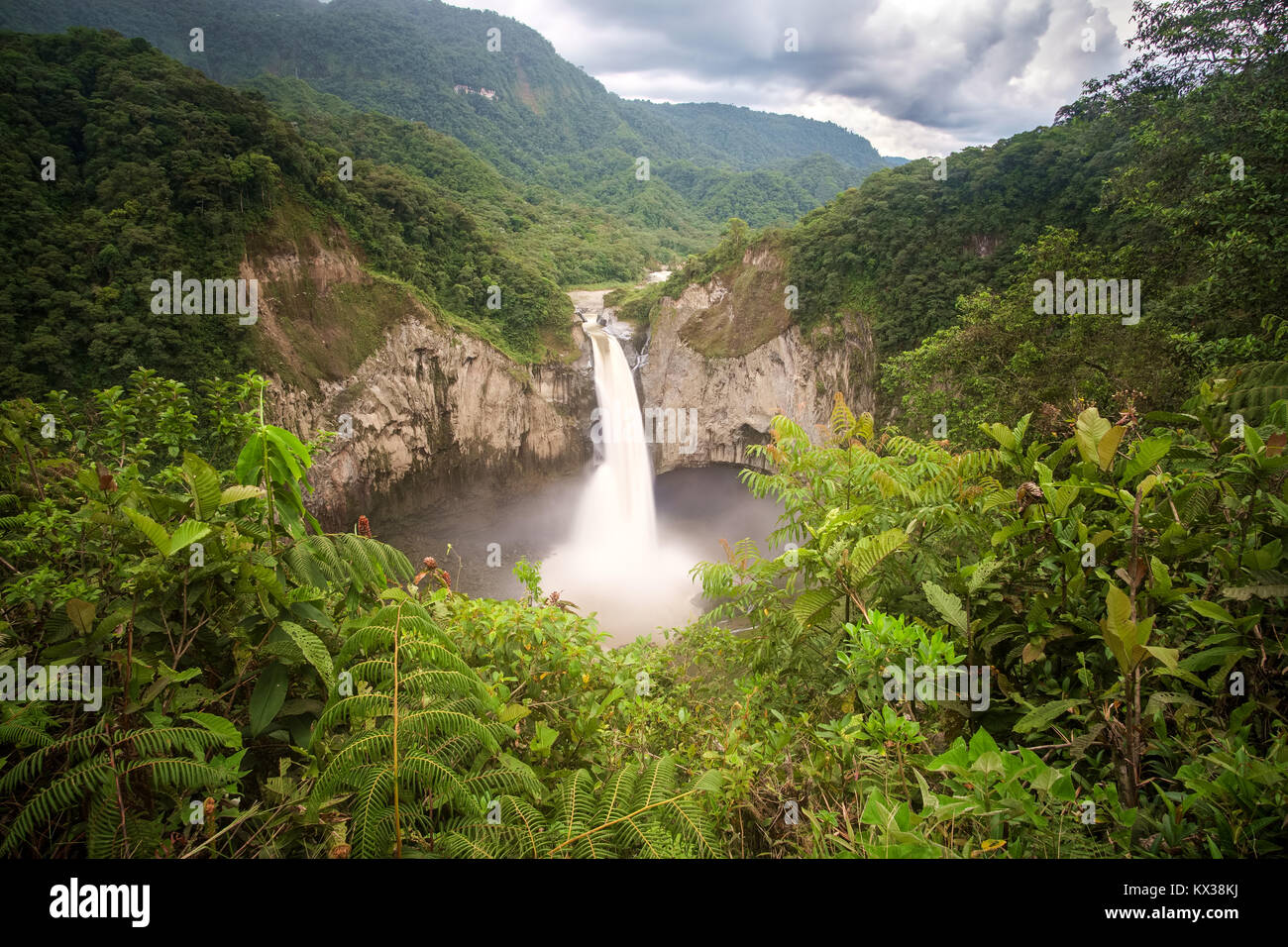 Cascada San Rafael is Ecuadors biggest waterfall located in Cayambe ...