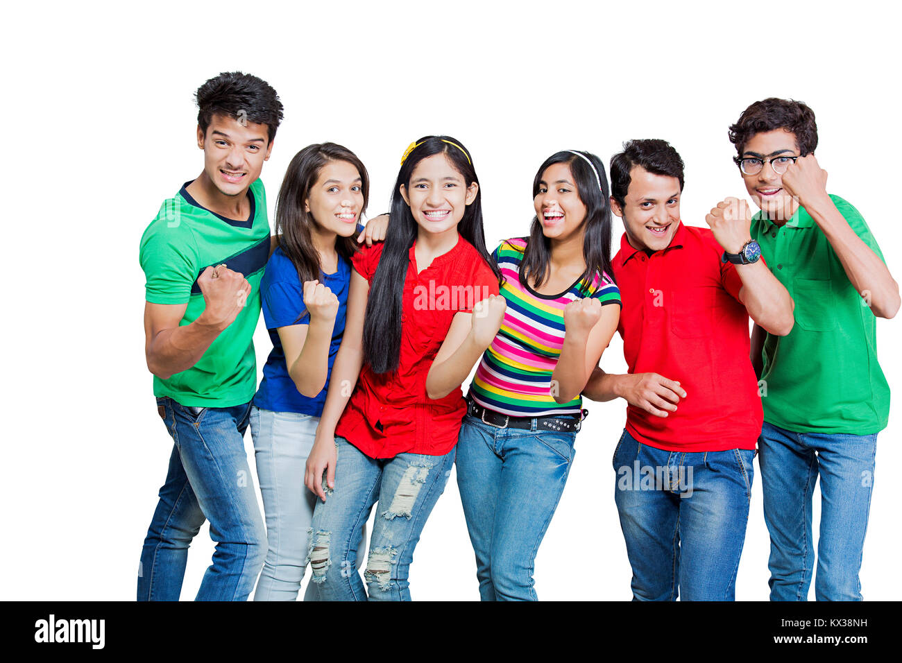 Happy Group Of Indian People