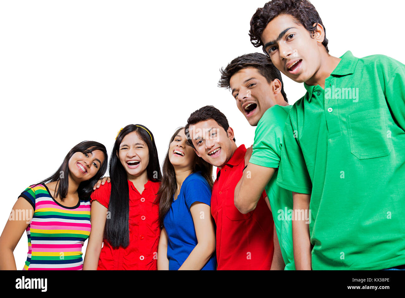 Happy Group Of Indian People