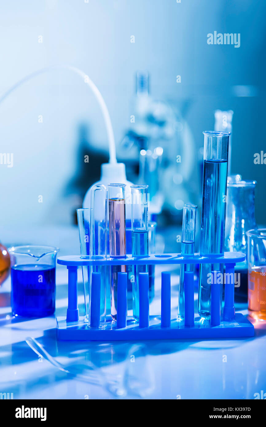 Science Chemistry Laboratory Chemical Test Tube No People Stock Photo ...