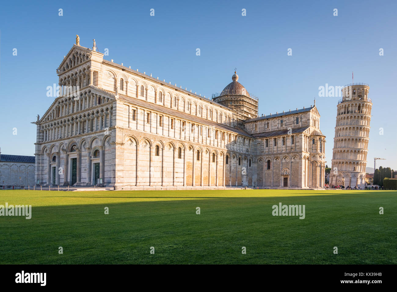 Piazza dei Miracoli (Square of Miracles),Pisa with the Cathedral and ...