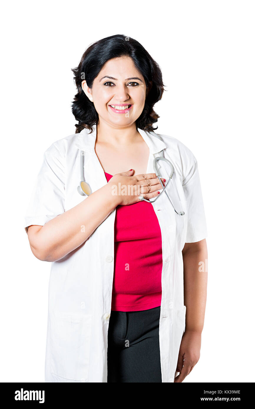 Indian Medical Woman Doctor Promise Faith Pledge Stock Photo - Alamy