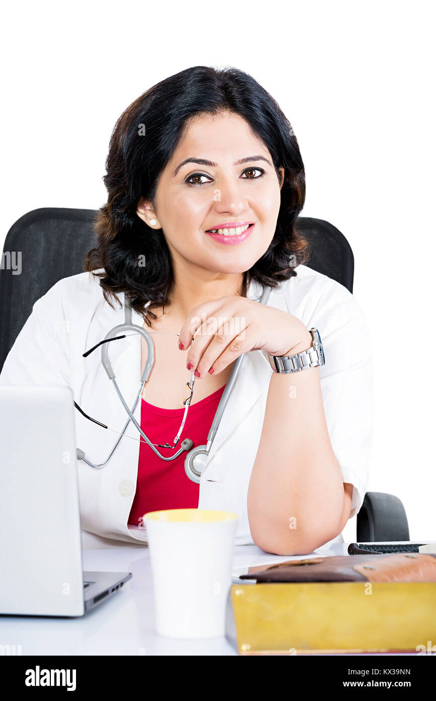 Female medical doctor working laptop hi-res stock photography and ...