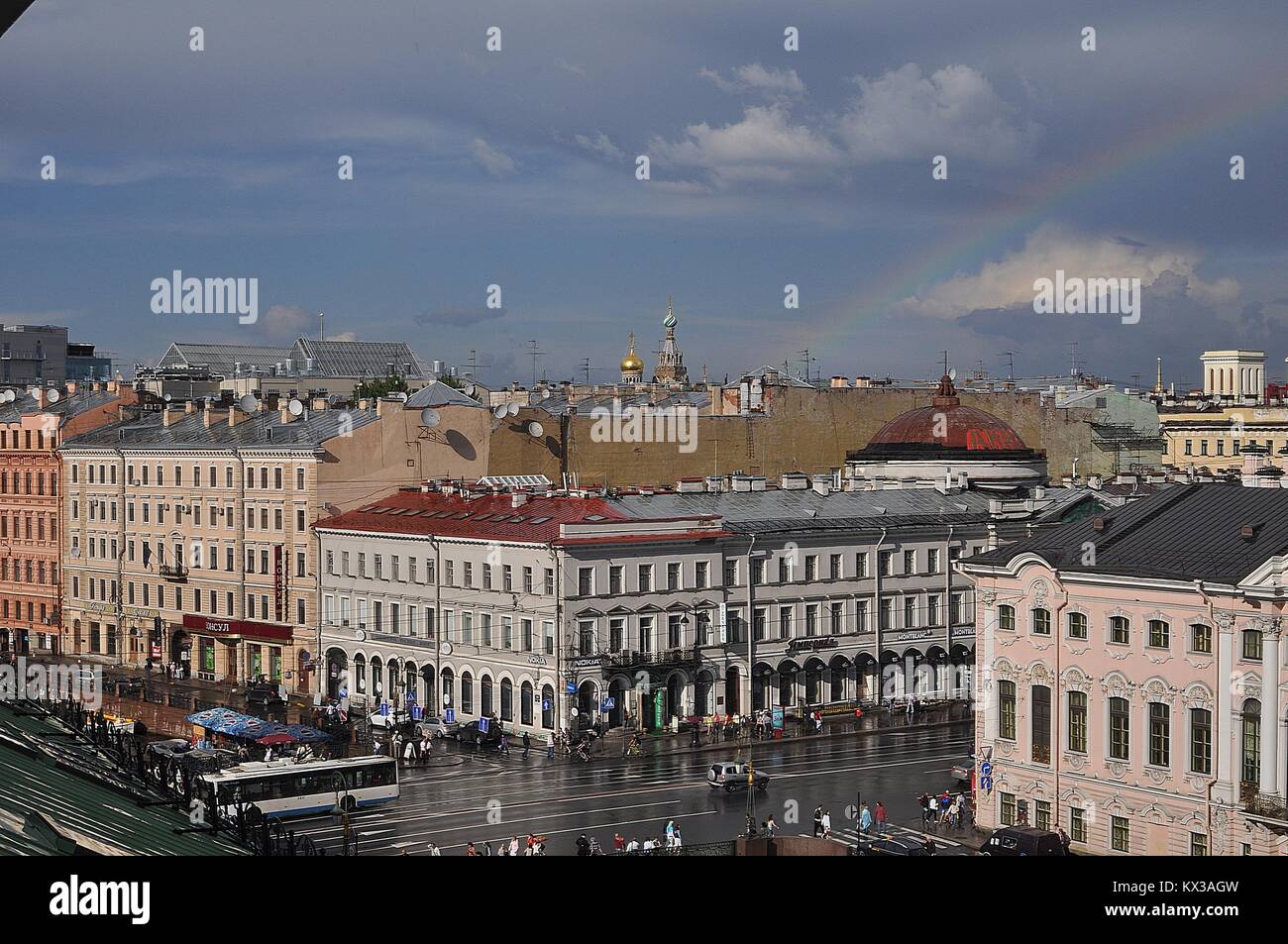 NEVSKY PROSPEKT, St.PETERSBURG Stock Photo - Alamy