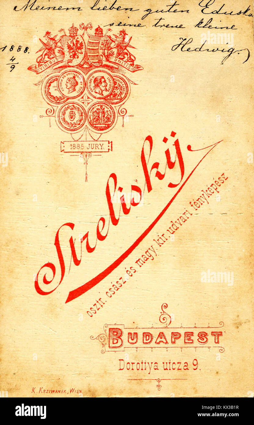 Dorottya utca 9., Strelisky L. fényképész. A felvétel 1888-ban készült ...