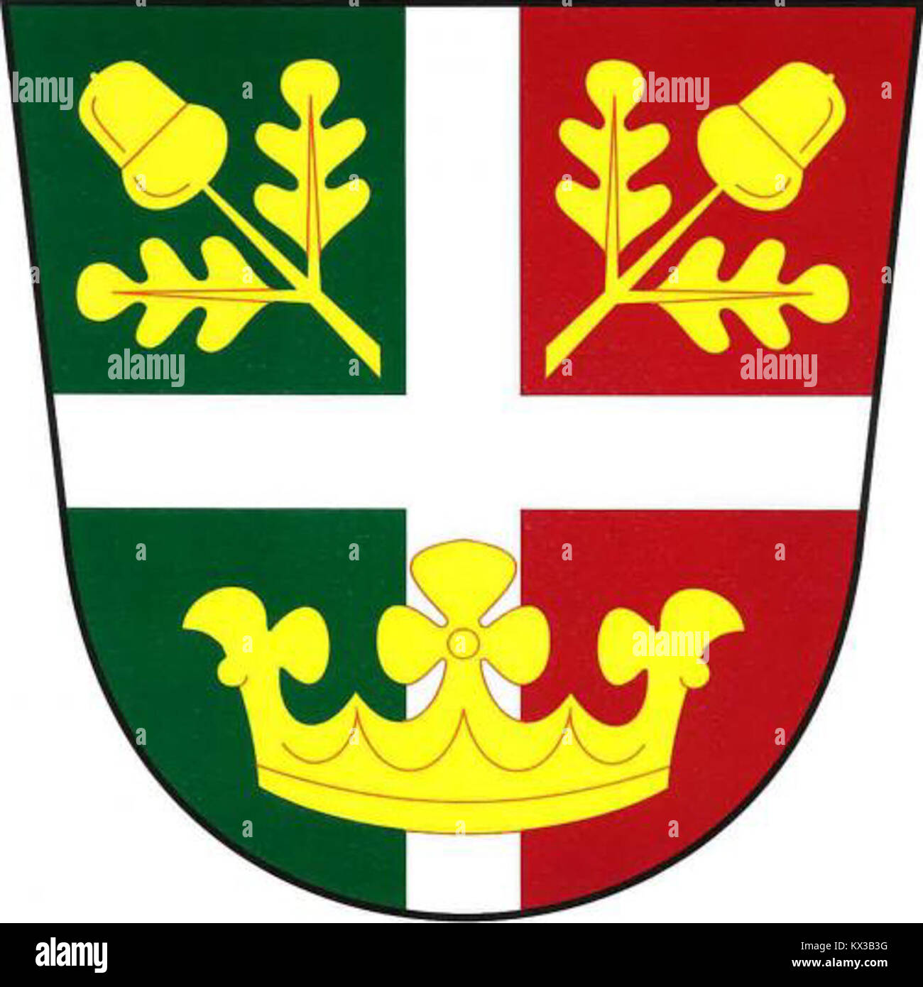 This image depicts the Doubravička emblem, representing local or ...