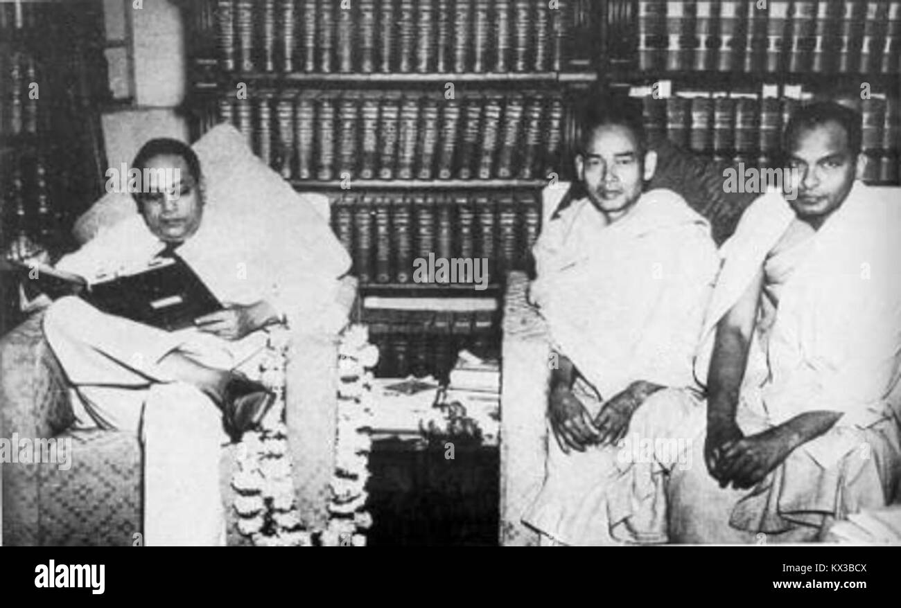 Dr. B.R. Ambedkar, a prominent figure in Indian history, is seen in a ...